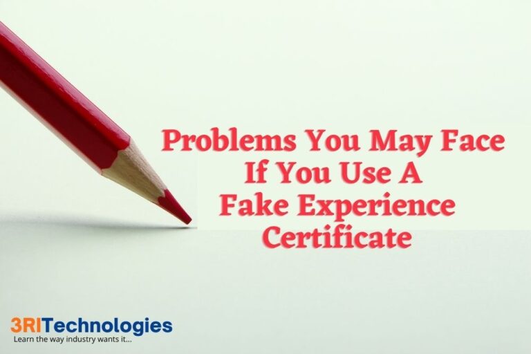 Say No to Fake Experience Letters: Choose Trusted IT Training at 3RI ...